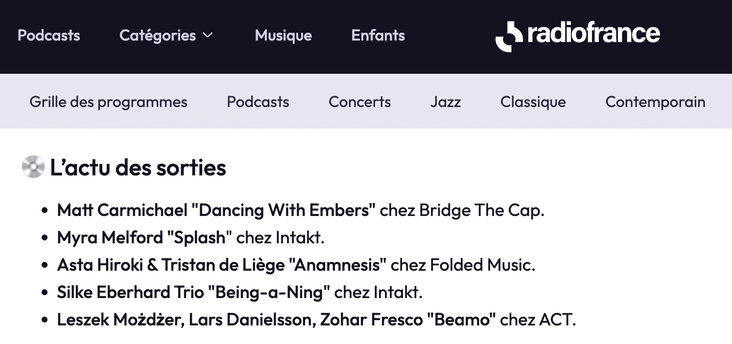 Matt Carmichael | Dancing With Embers | March 28, 2025 - Jazzfuel